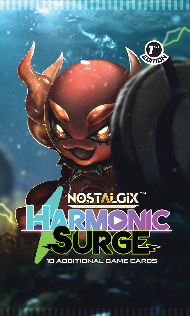 Harmonic Surge 1st Edition Booster Pack - Nostalgix TCG – Nostalgix TCG Merch Arena