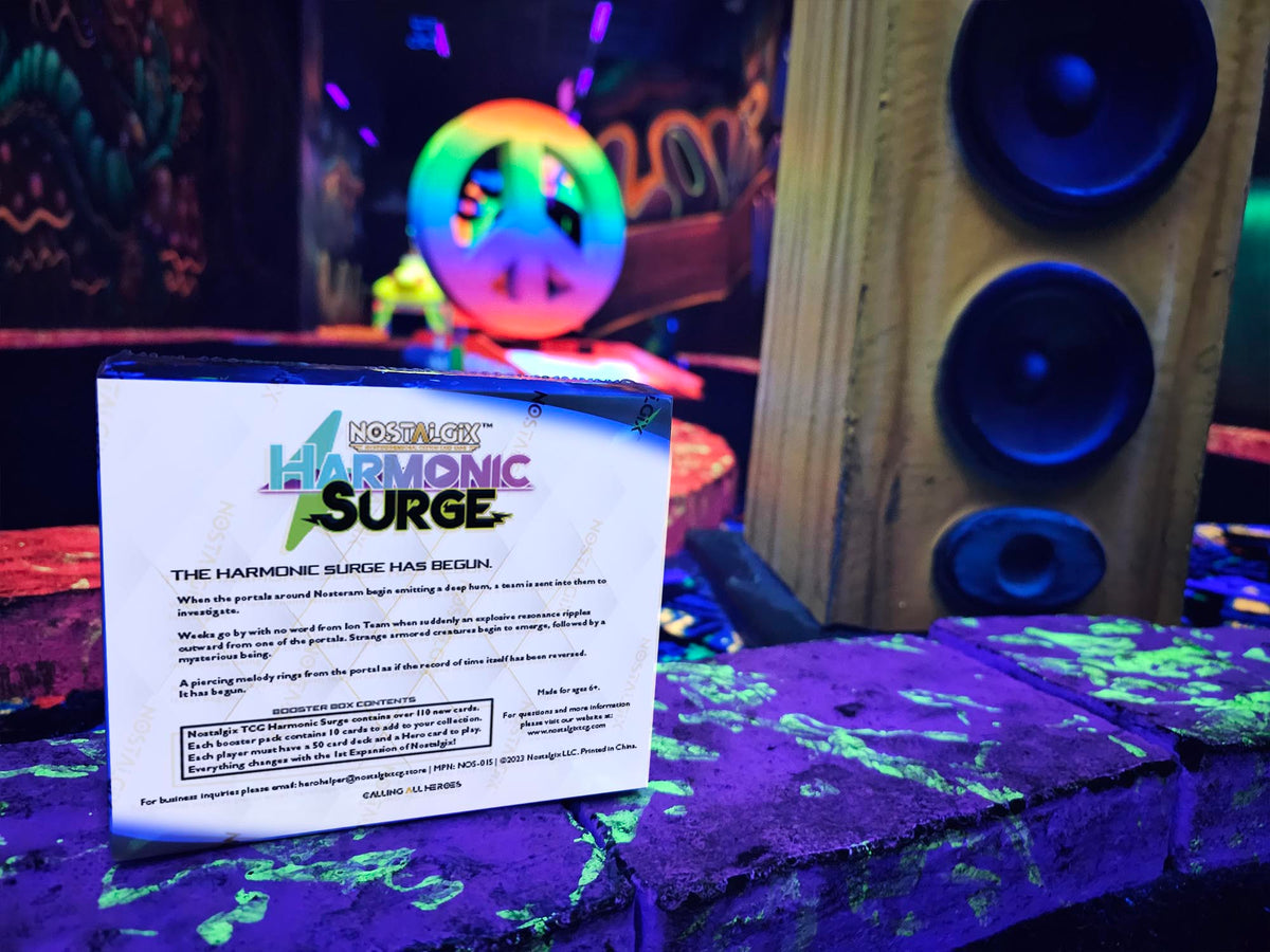 Harmonic Surge 1st Edition Booster Box (36 Packs) – Nostalgix TCG Merch Arena